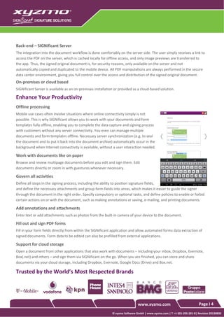 Signature Capture for iPad and Android - Sign on the Dotted Screen | PDF