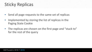 Scylla Summit 2018: How We Made Large Partition Scans Over Two Times Faster | PPT