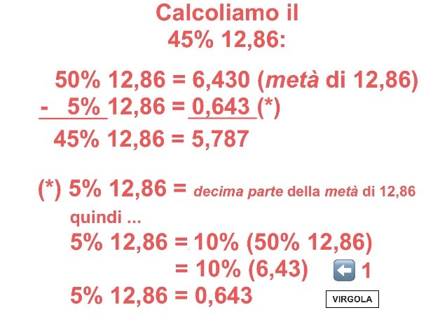 Calcolo Percentuale Come Usare Le Percentuali Di Riferimento Calc…