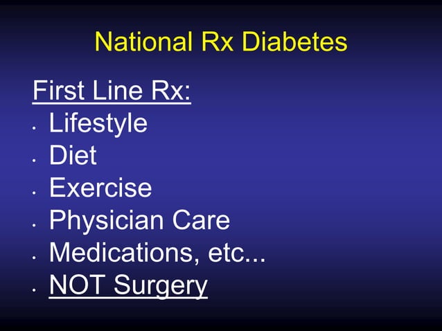 Dr Rutledge Use of the Mini-Gastric Bypass for "Thin" Diabetics | PPT
