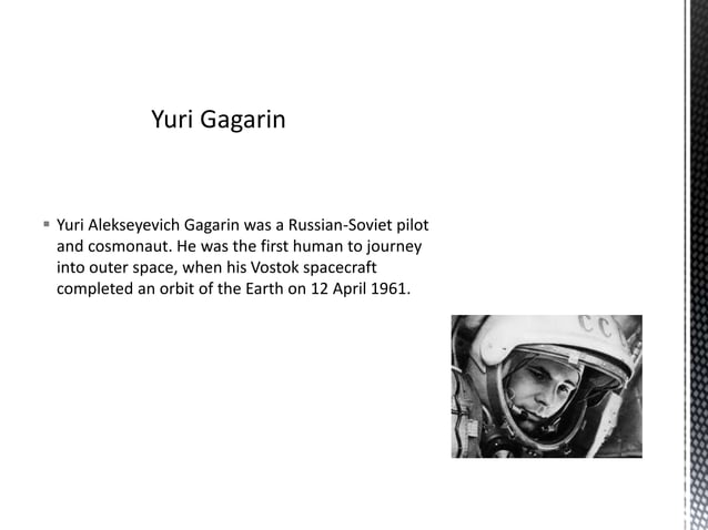 Yuri Gagarin | PPTX
