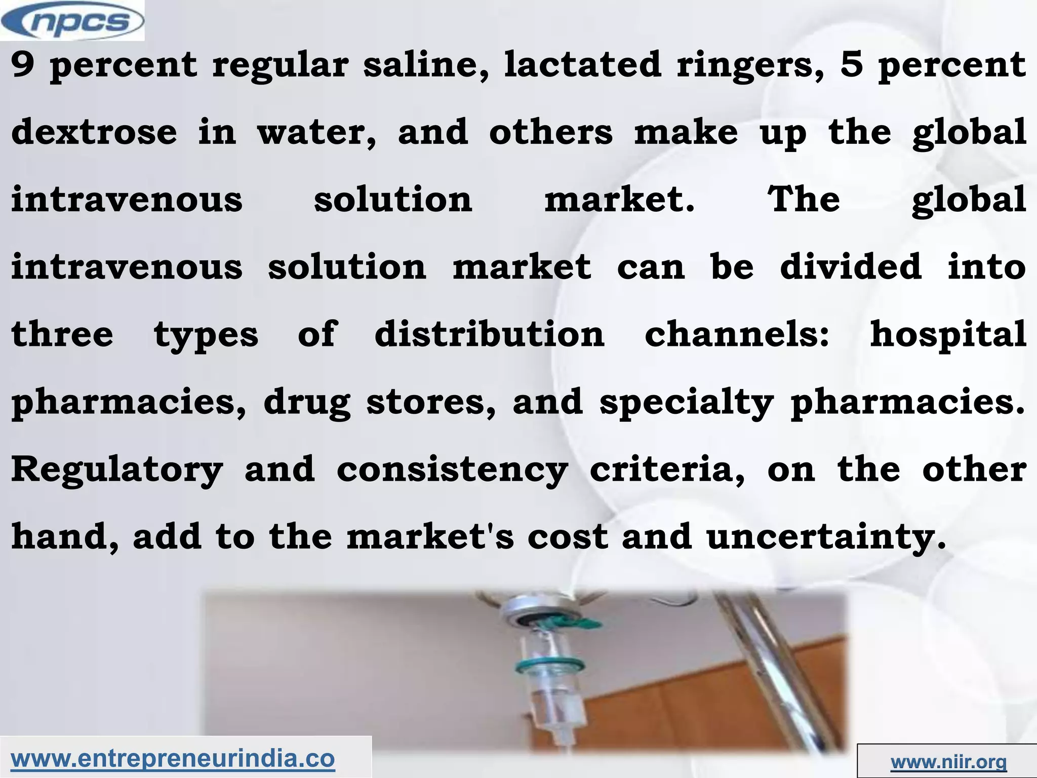 Glucose Saline Solution Manufacturing Plant (IV fluids Used in ...