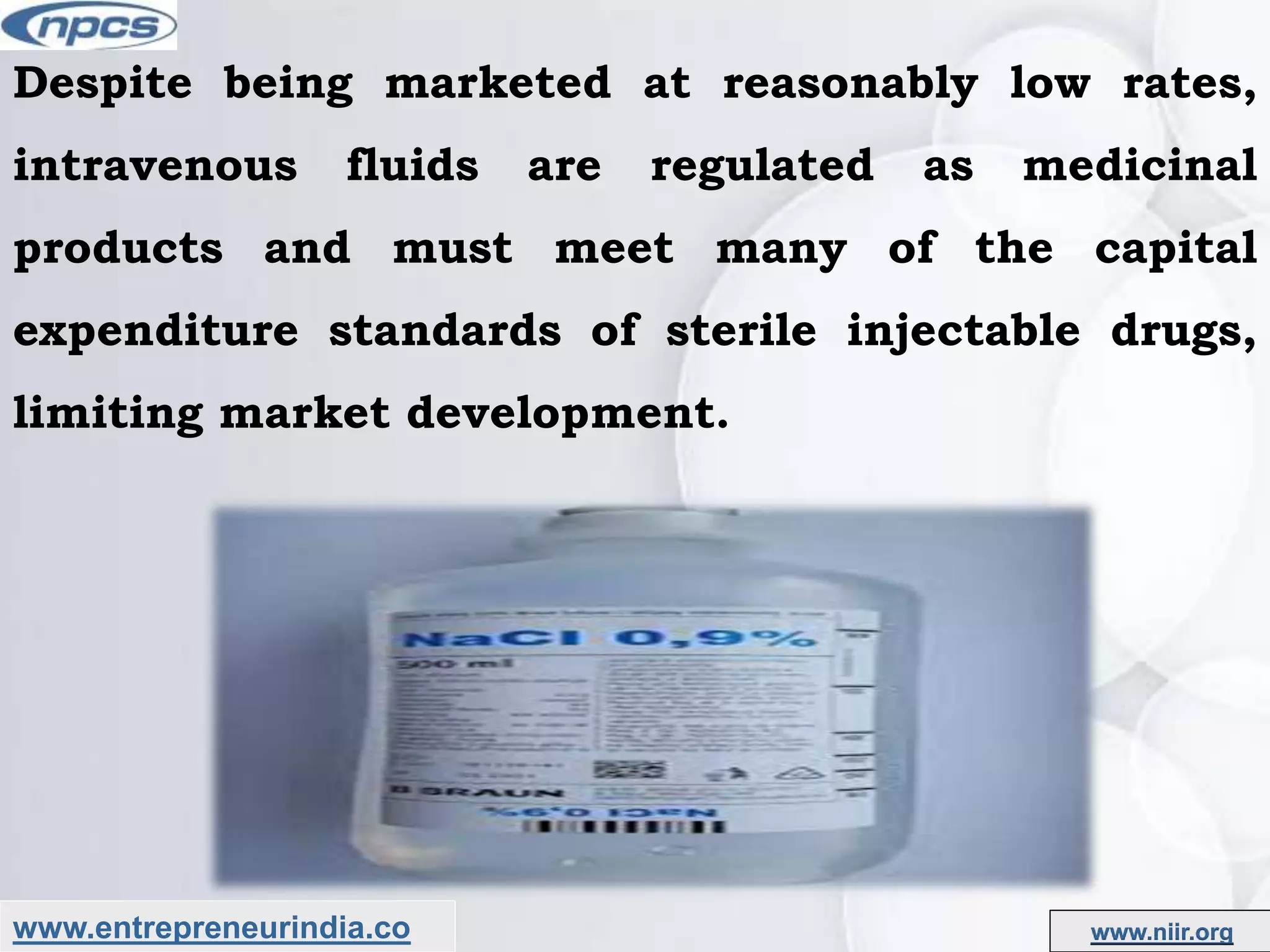 Glucose Saline Solution Manufacturing Plant (IV fluids Used in ...