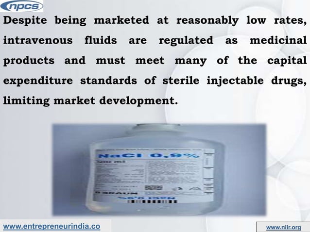 Glucose Saline Solution Manufacturing Plant (IV fluids Used in Hospitals, Nursing Homes ...