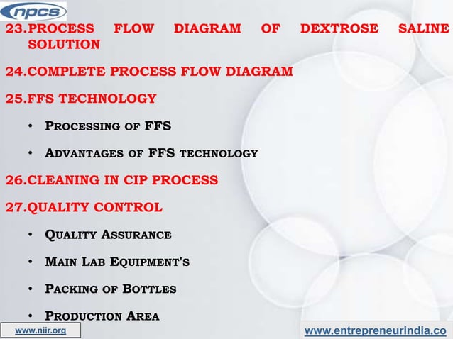 Glucose Saline Solution Manufacturing Plant (IV fluids Used in ...