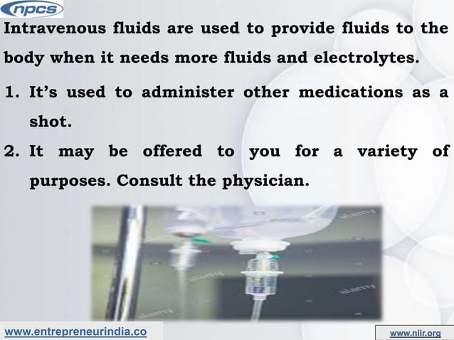 Glucose Saline Solution Manufacturing Plant (IV fluids Used in Hospitals, Nursing Homes ...