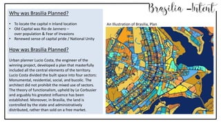 Brasilia - Urban City Planning - Human Settlement - UD | PDF