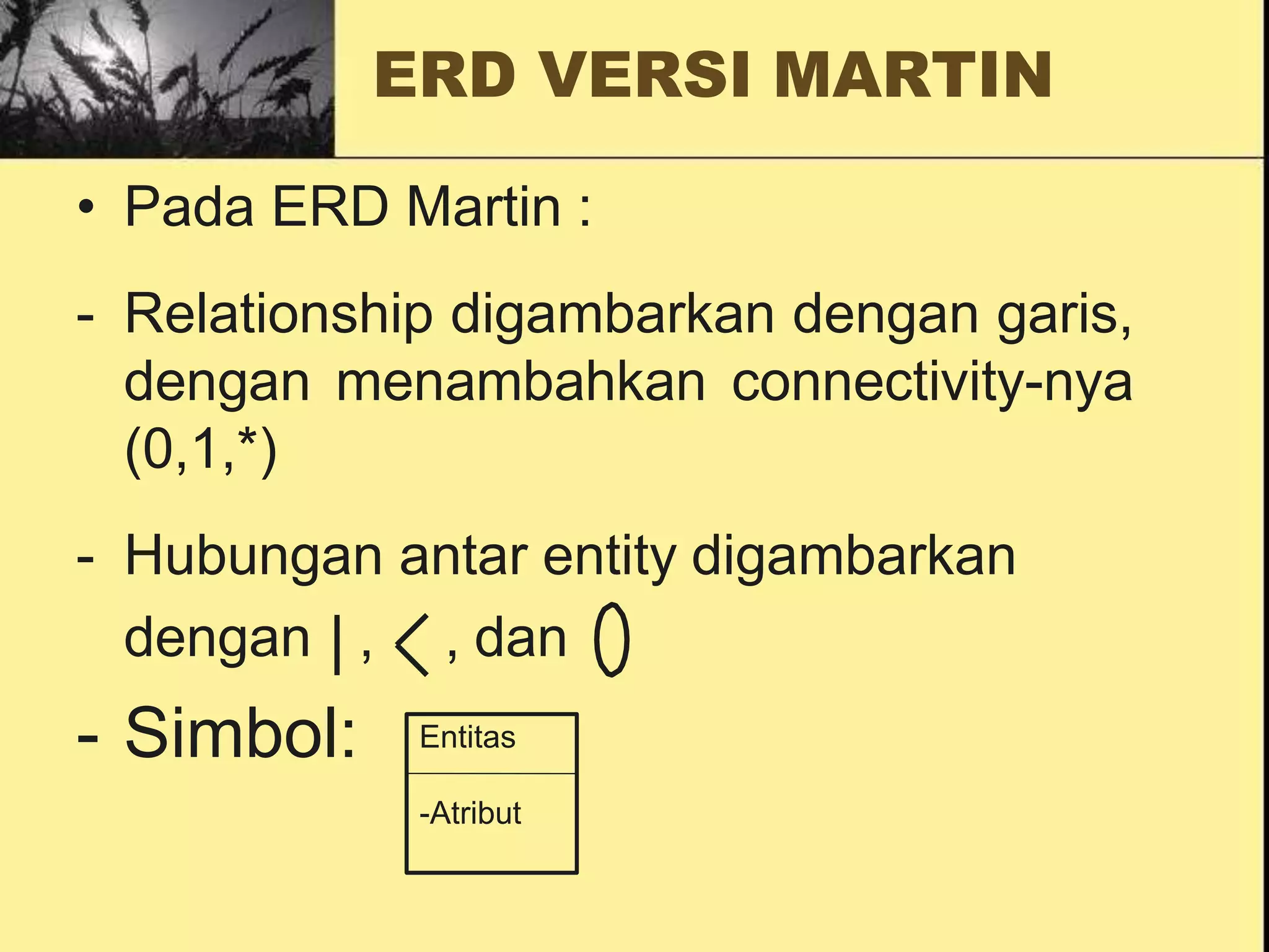ERD (Entity Relationship Diagram) | PPTX