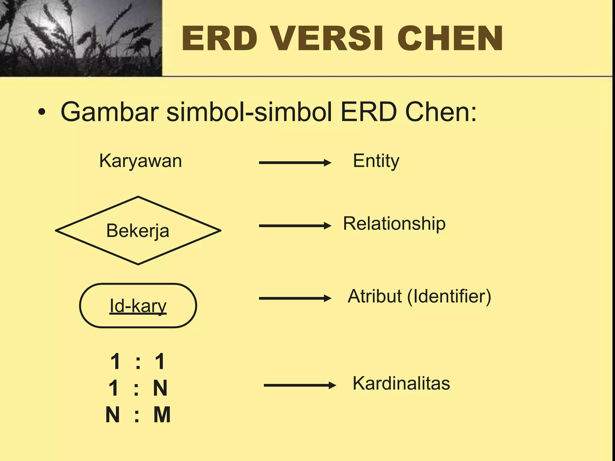 ERD (Entity Relationship Diagram) | PPTX