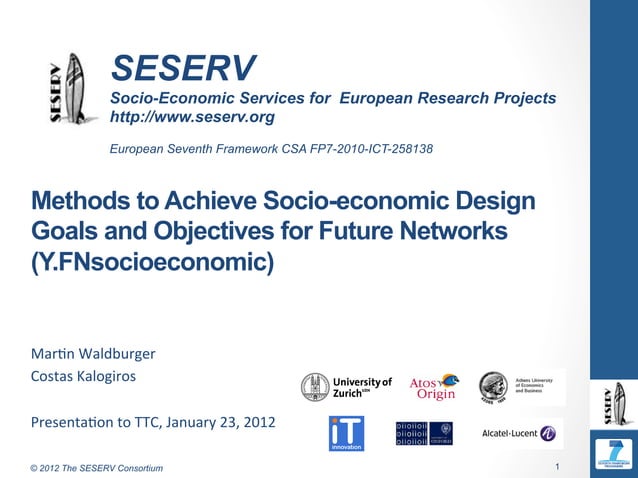 Methods to Achieve Socio-economic Design Goals and Objectives for ...