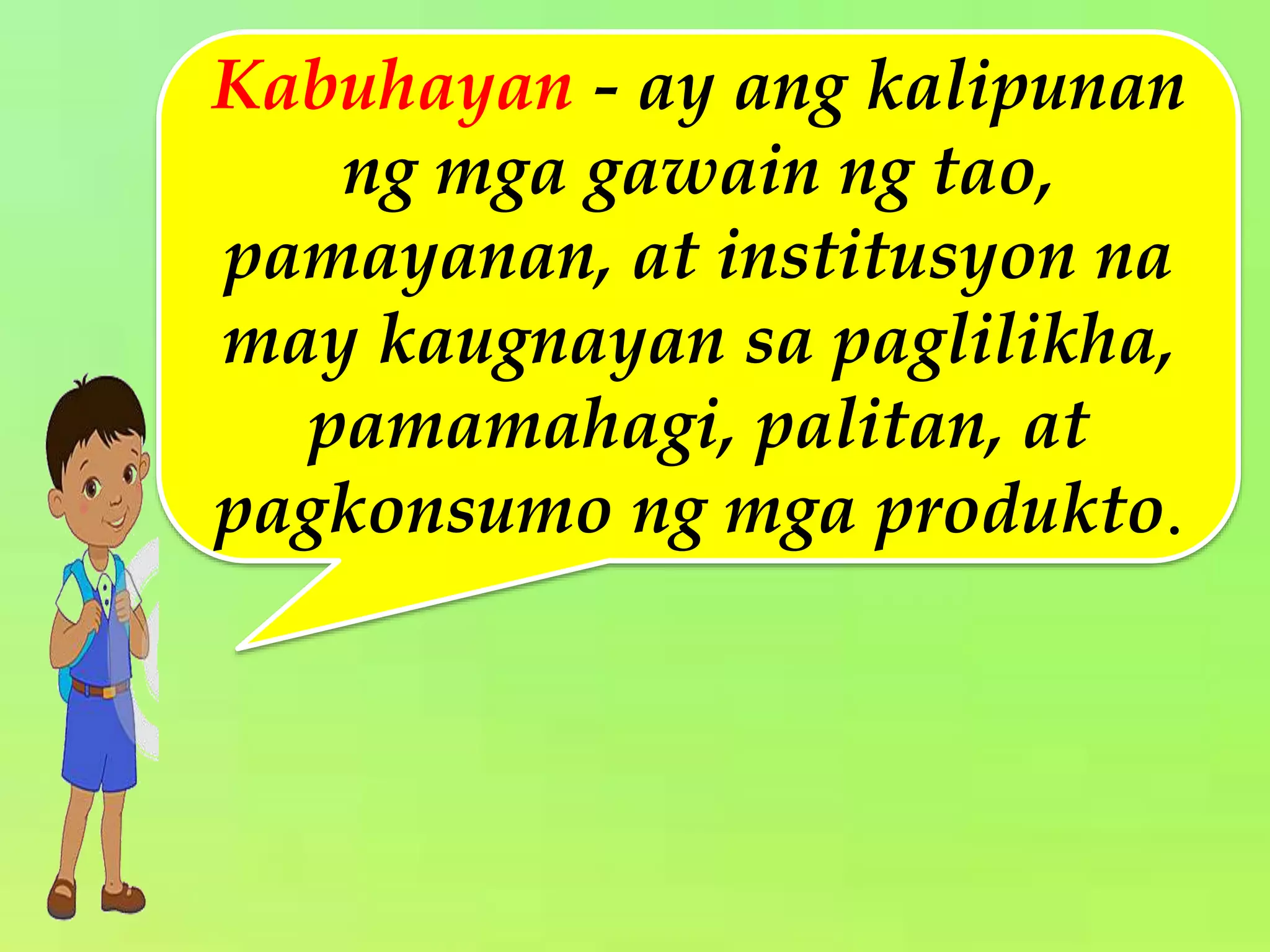 Y ii aralin 16Ugnayan ng Heograpiya, Kultura at Kabuhayan sa ...