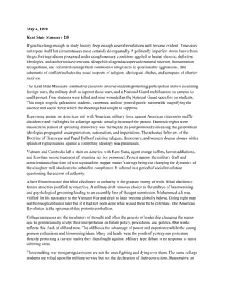 Kent State Massacre 2.0 | DOCX