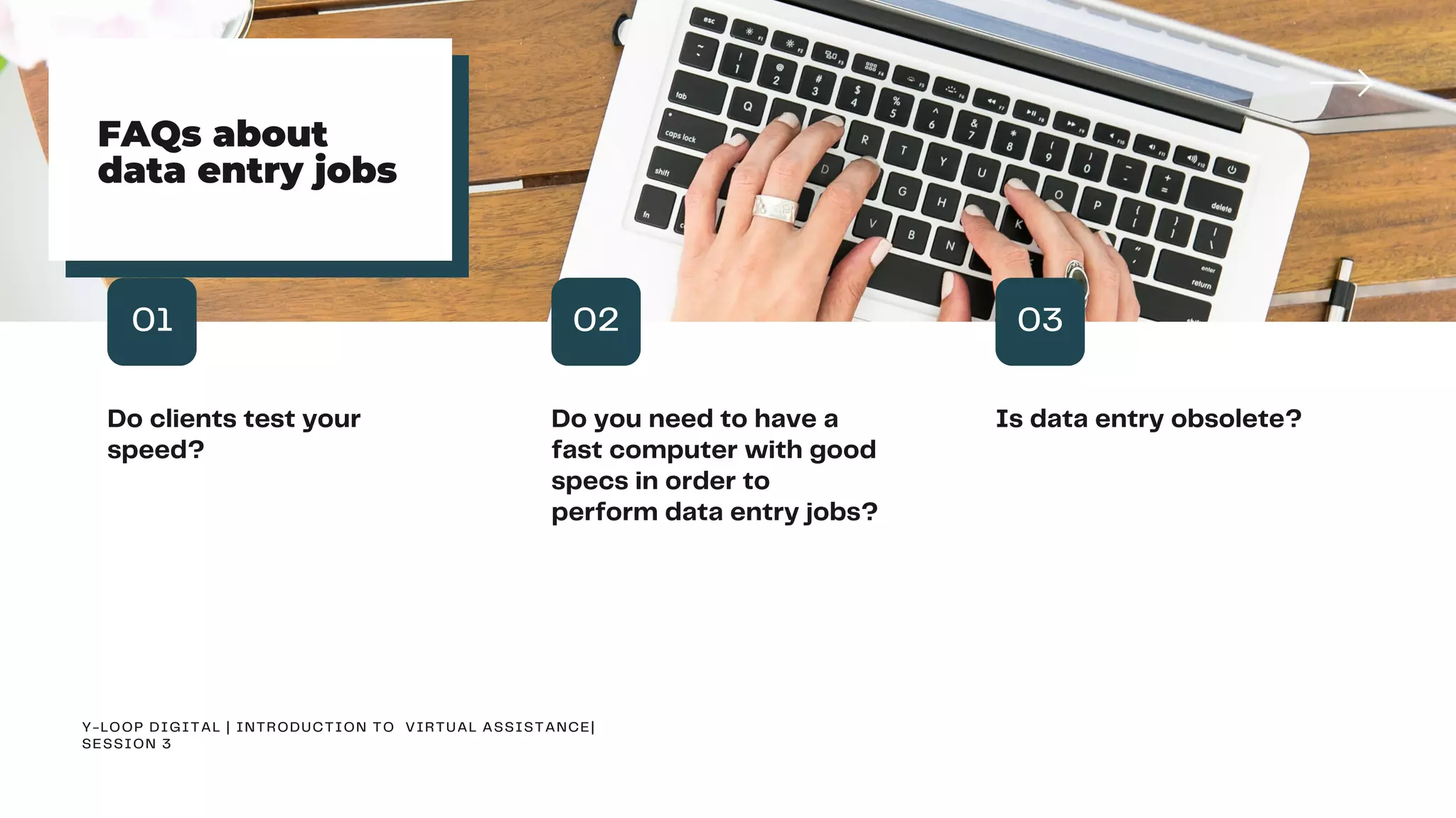 Data Entry | Virtual Assistance Course | PPT