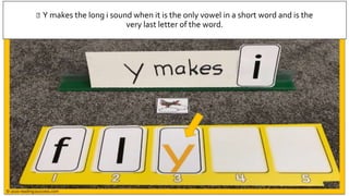 The letter Y is confusing for kids. It can make a long i sound, a long ...