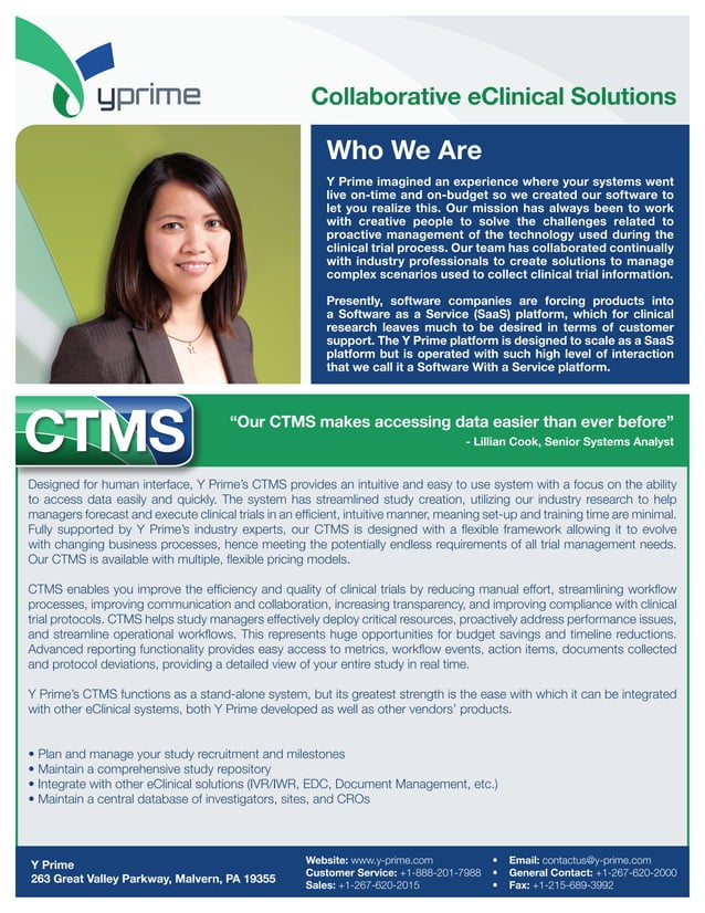 Y Prime - CTMS | PDF | Computer Software and Applications | Computing