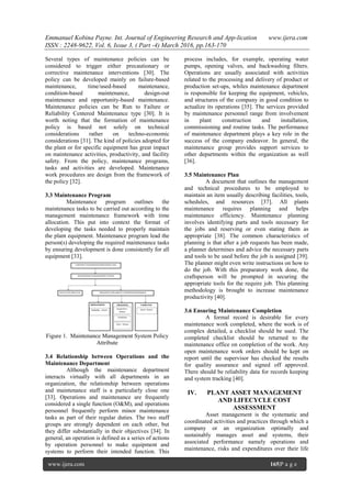 Development Of An Effective Industrial Maintenance Practice For Plant Optimum Performance | PDF ...