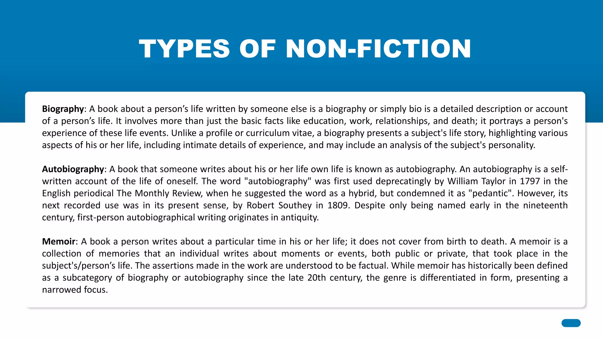 English Literature | Senior Secondary School | PPTX