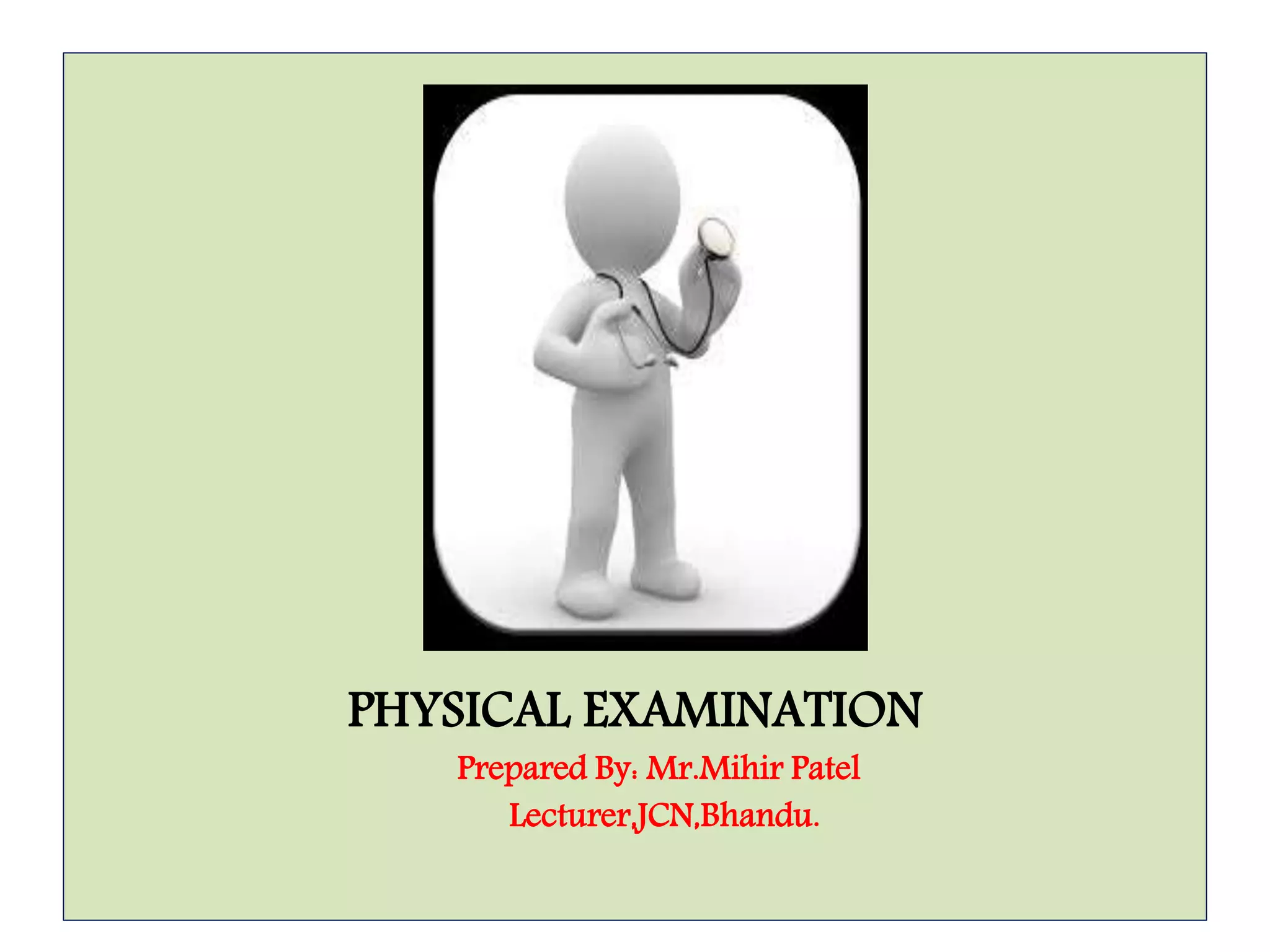 Physical examination | PPTX