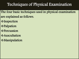 Physical examination | PPTX