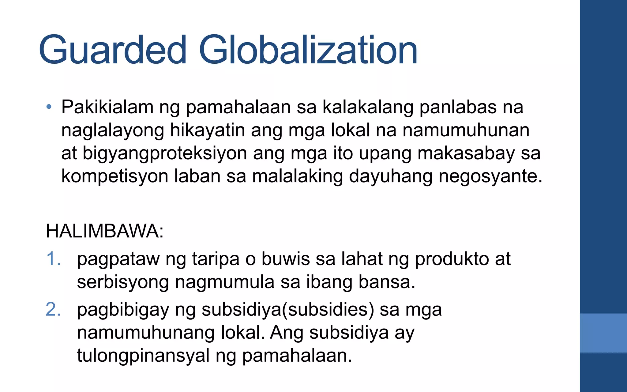 GRADE 10 GLOBALISASYON | PPTX