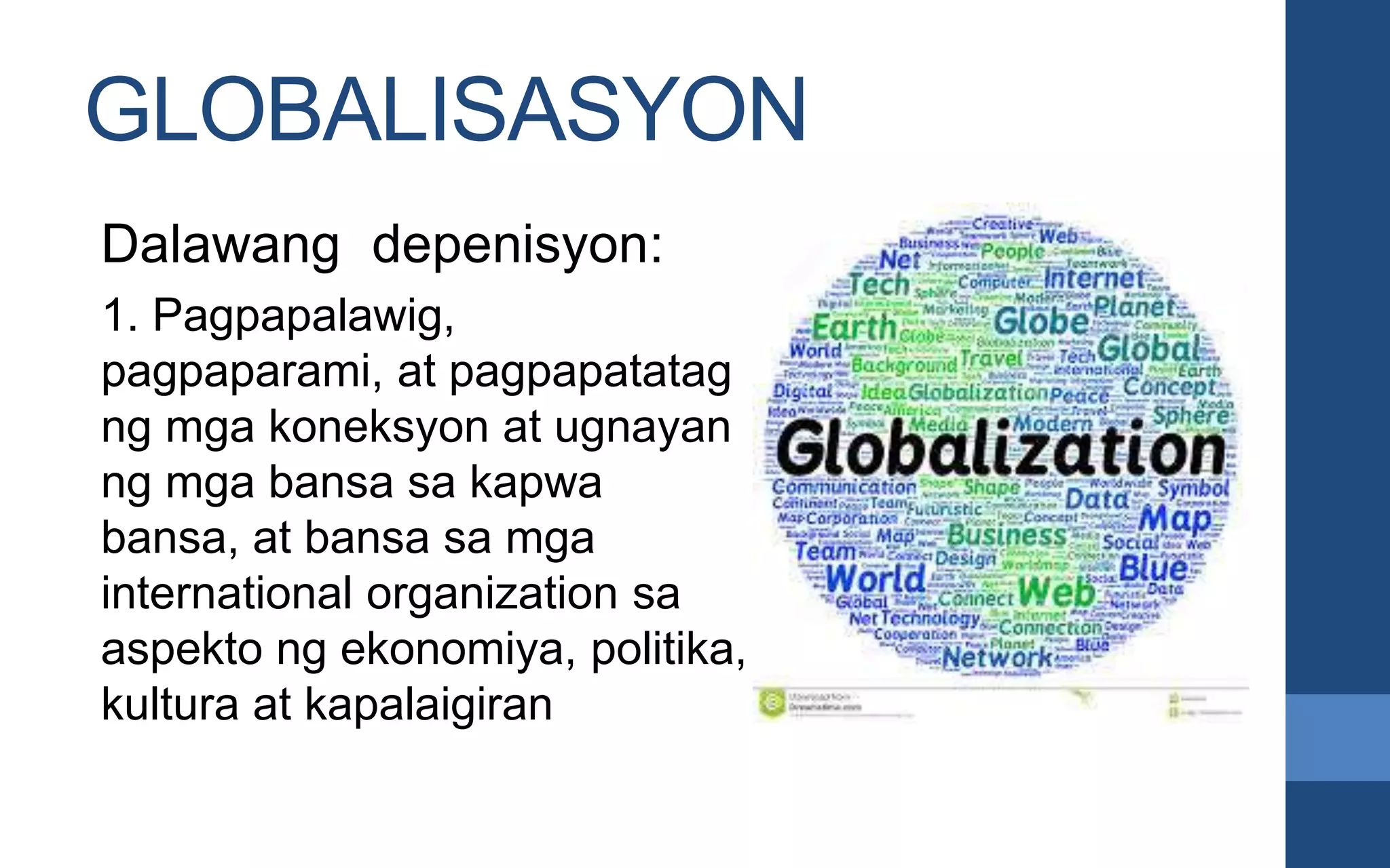GRADE 10 GLOBALISASYON | PPTX