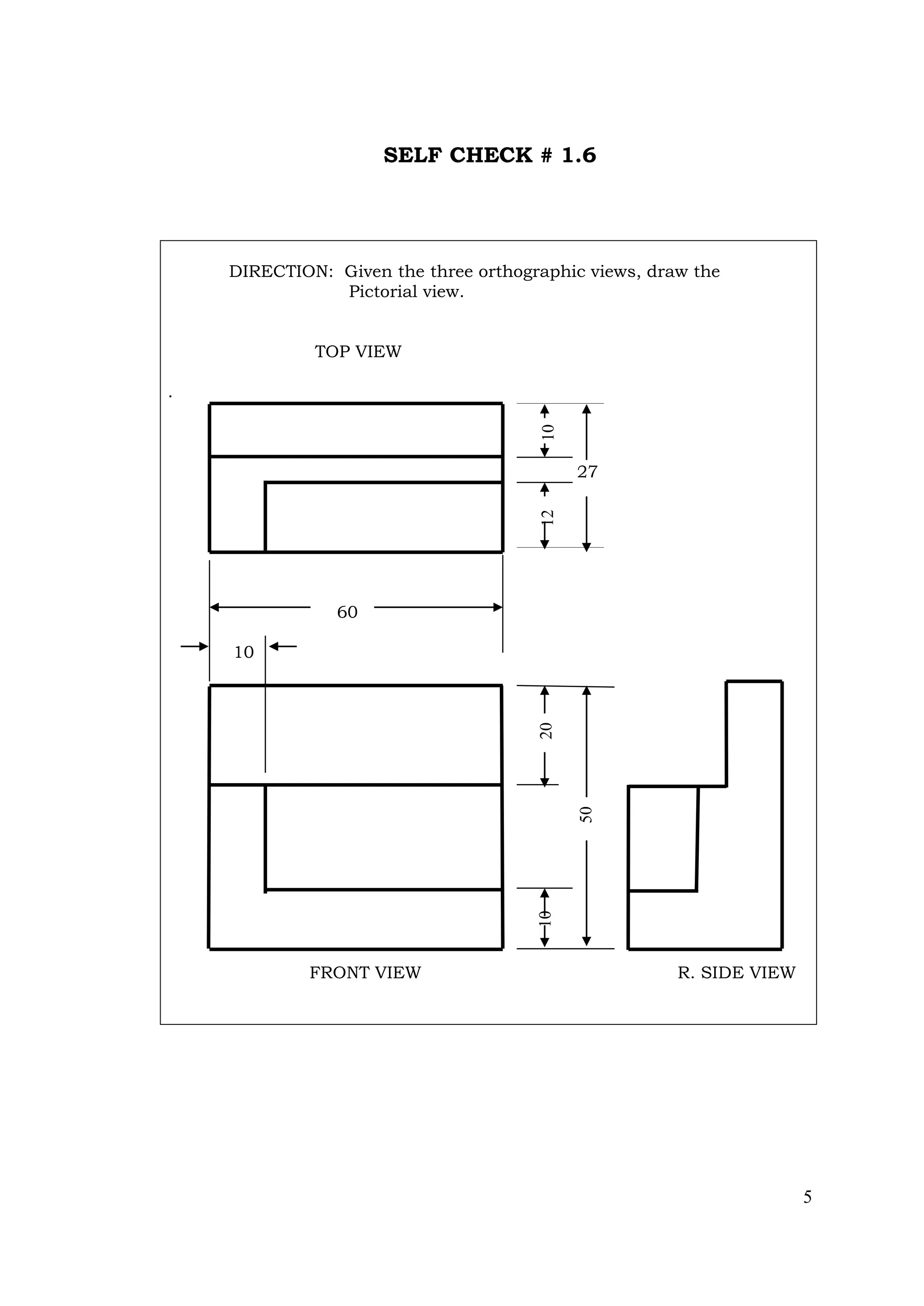 Y1-Module-3-Constructing-orthographic-projection (1).doc | 3-D Graphics | Computer Software and ...