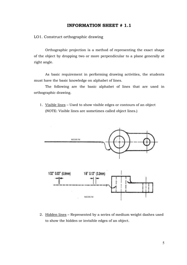Y1-Module-3-Constructing-orthographic-projection (1).doc | 3-D Graphics | Computer Software and ...