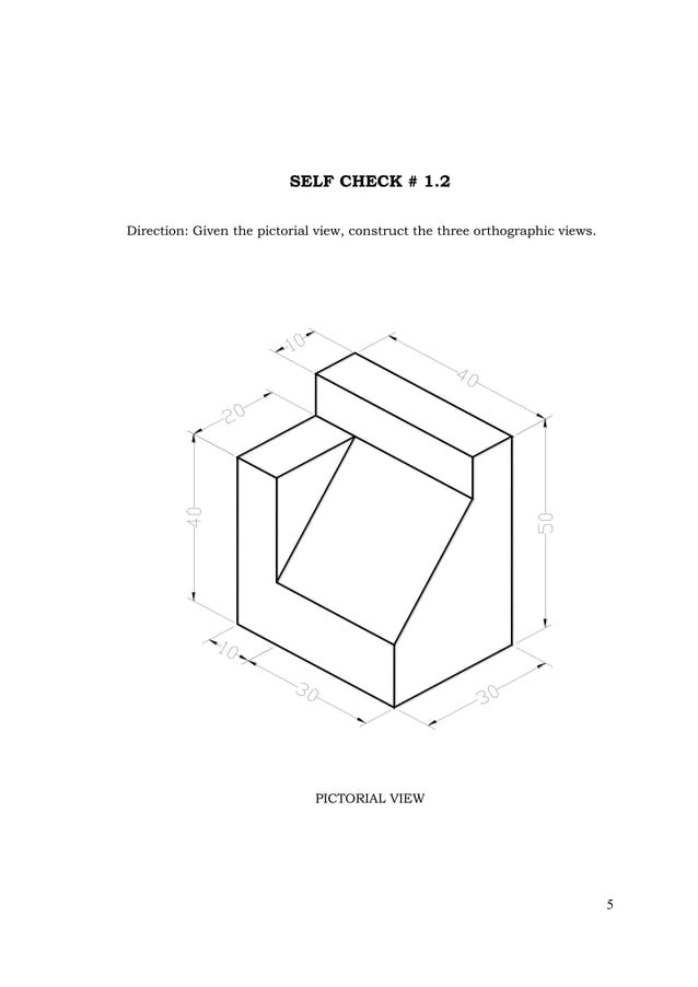 Y1-Module-3-Constructing-orthographic-projection (1).doc | 3-D Graphics | Computer Software and ...