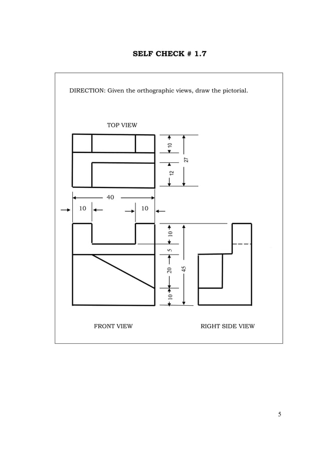 Y1-Module-3-Constructing-orthographic-projection (1).doc | 3-D Graphics | Computer Software and ...