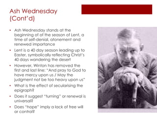 Tim Winton - Big World | PPTX