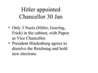 Hitler Consolidation of Power | PPT