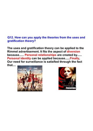 Print advertising: questions and examples | PDF