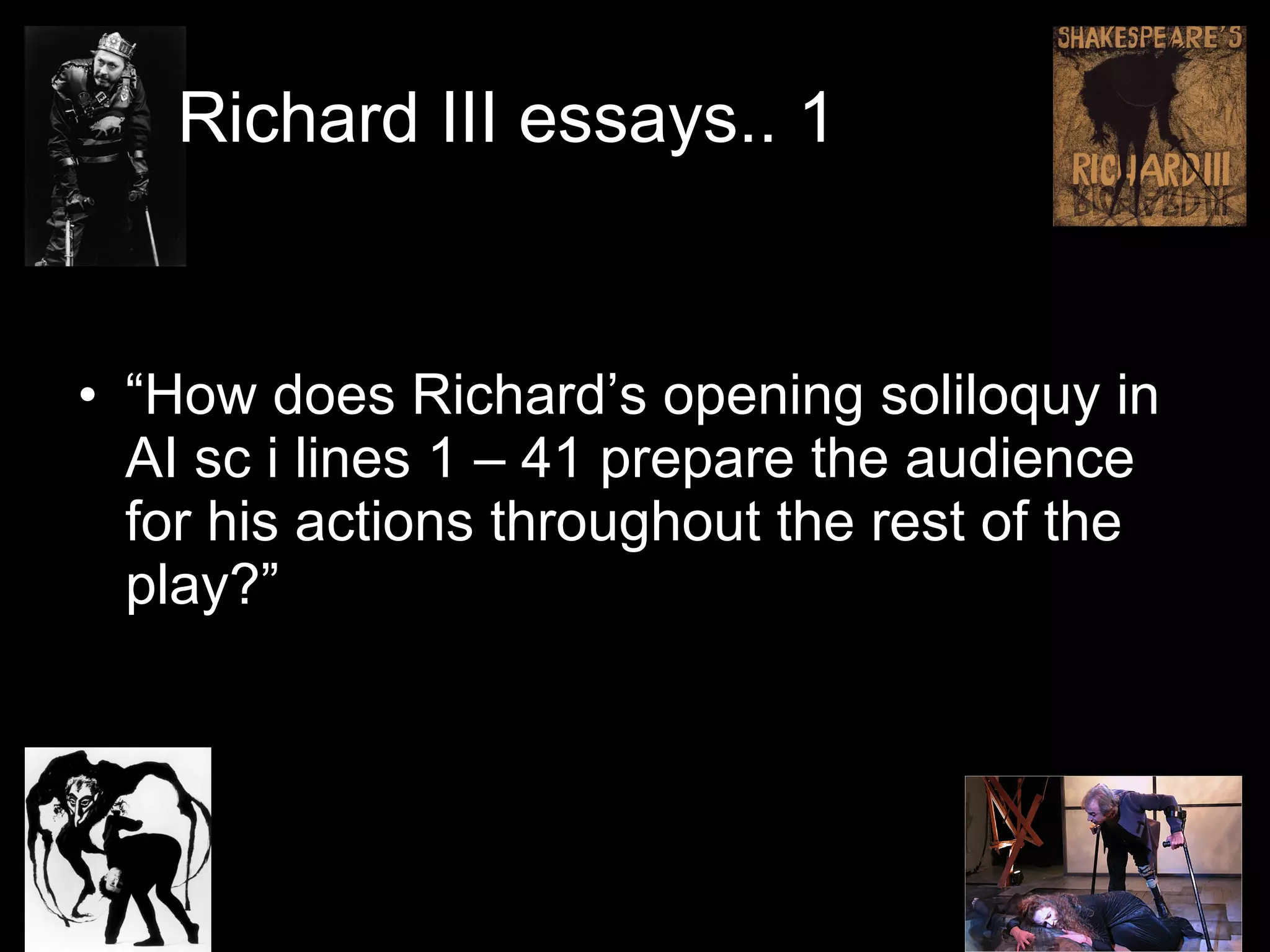 GCSE coursework - Richard III | PPT