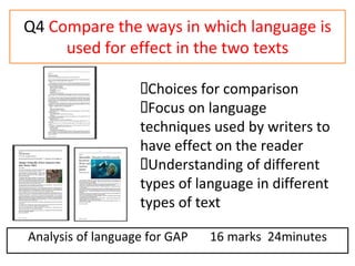 Y11 English revision overview presentation | PPTX
