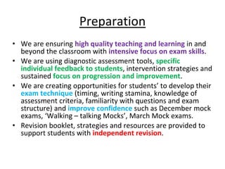 Y11 English revision overview presentation | PPTX