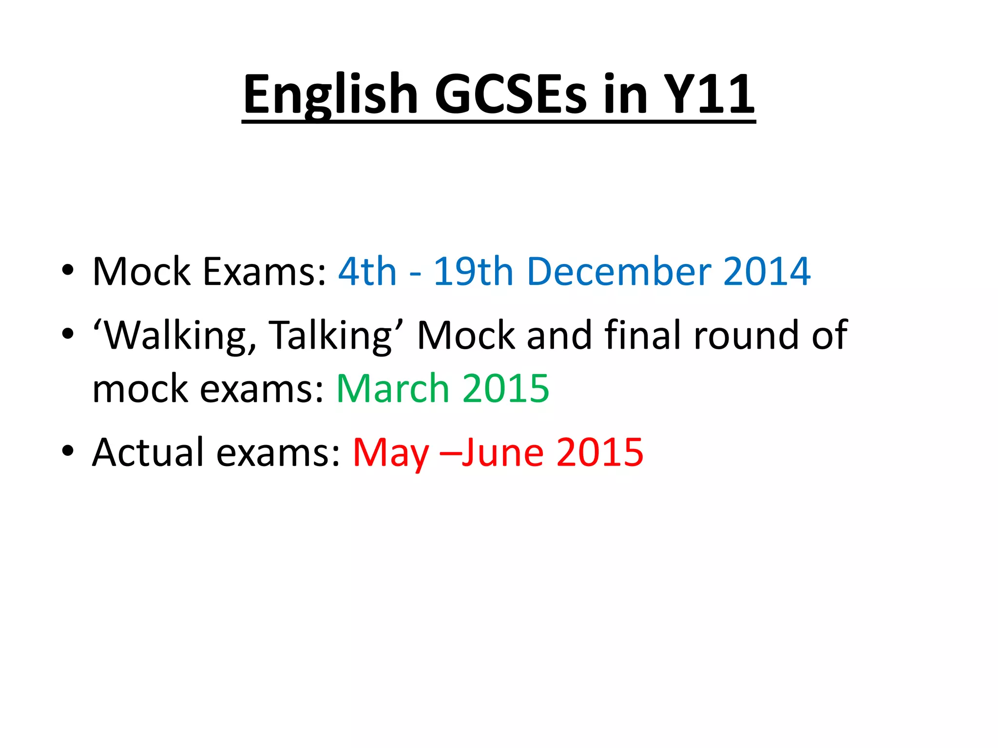 Y11 expectations evening ppt | PPTX