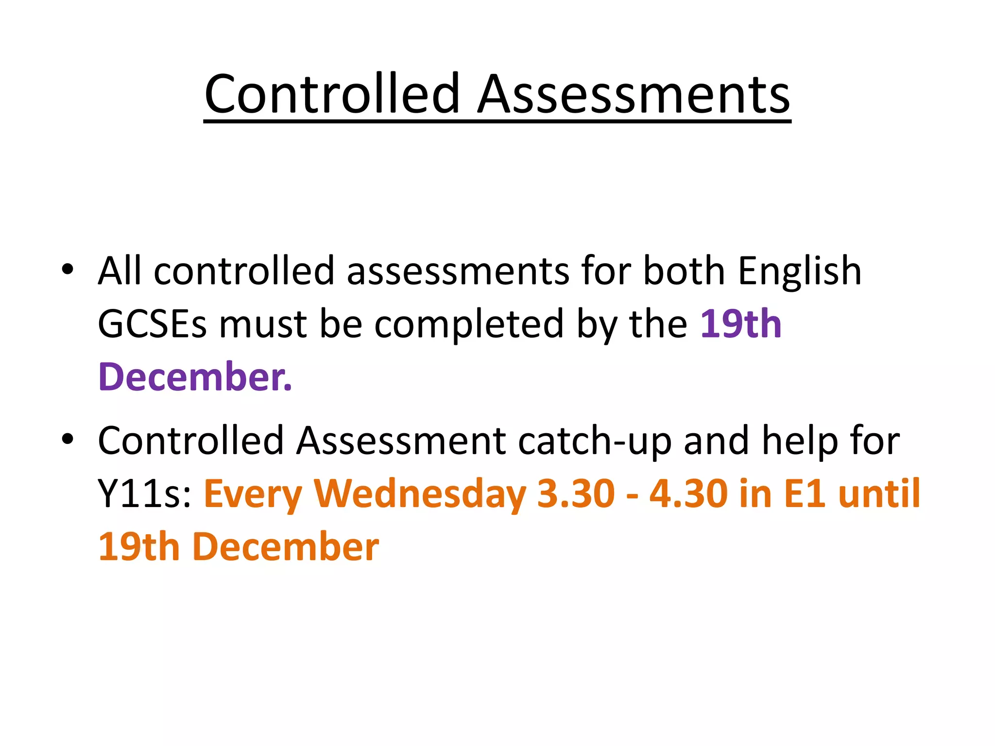 Y11 expectations evening ppt | PPTX