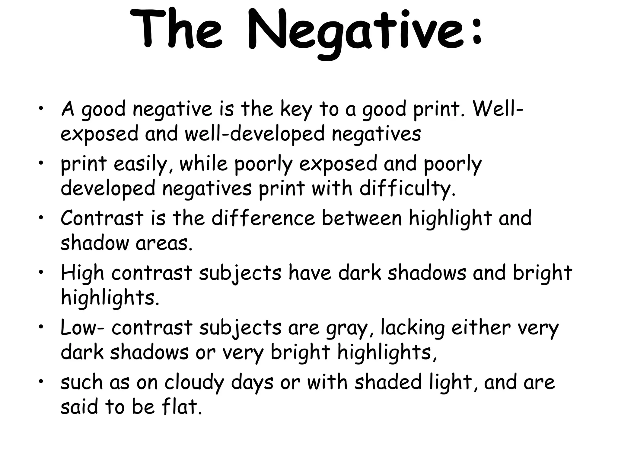 How to develop negatives | PPT | Video Production | Content Production