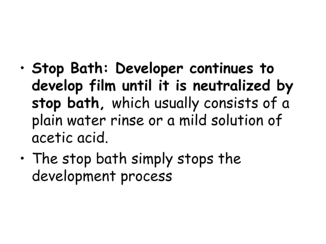 How to develop negatives | PPT | Video Production | Content Production