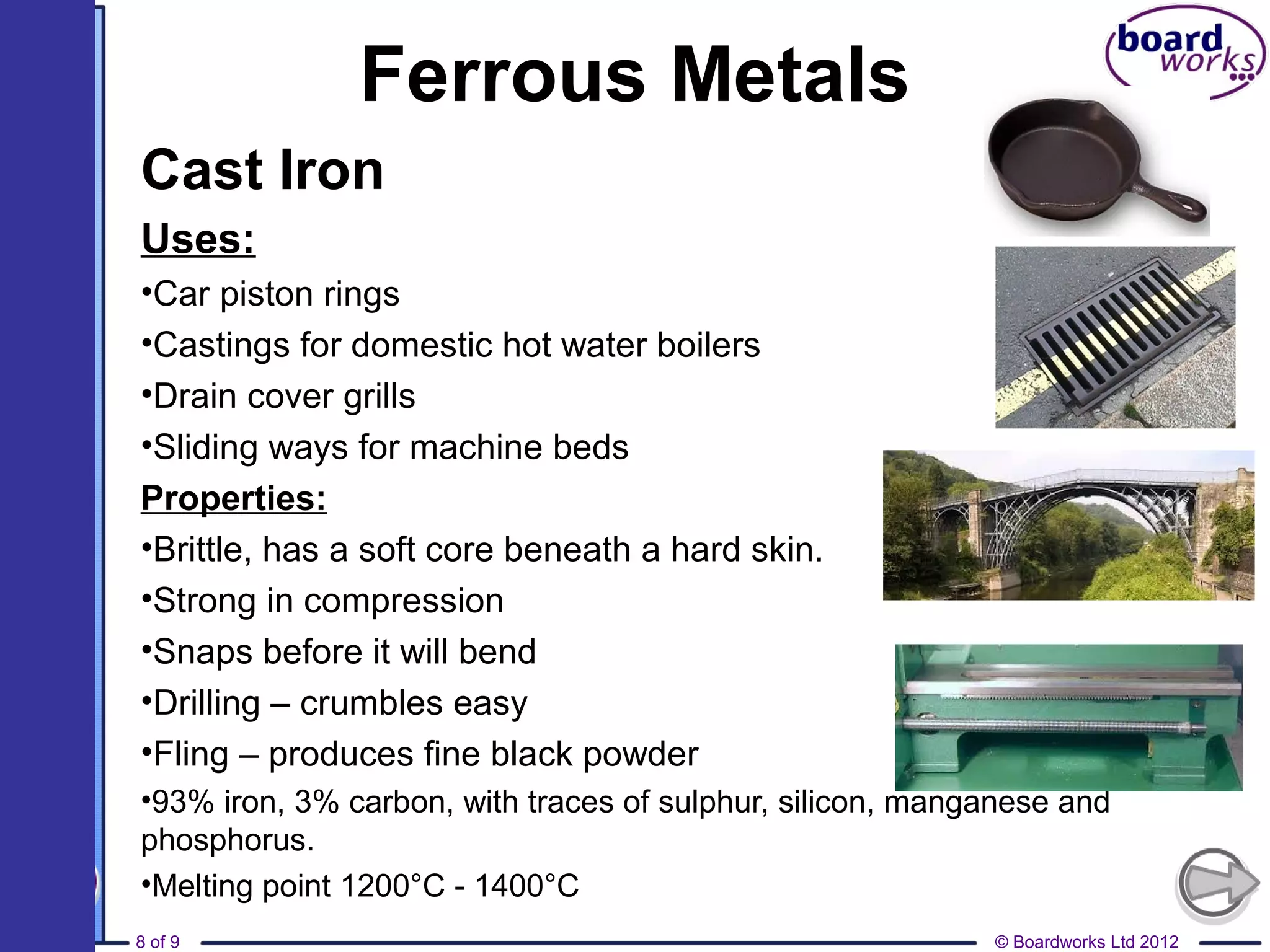 Ferrous and non-ferrous metals | PPT