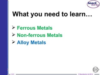 Alloy metals | PPT