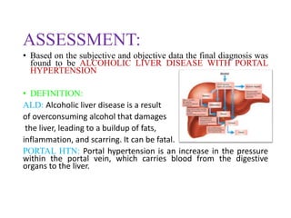 Case presentation on ALD with PORTAL HTN | PPTX | Digestive Disorders ...