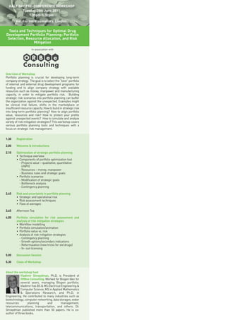 Pharmaceutical Portfolio & Product Life Cycle Management | PDF