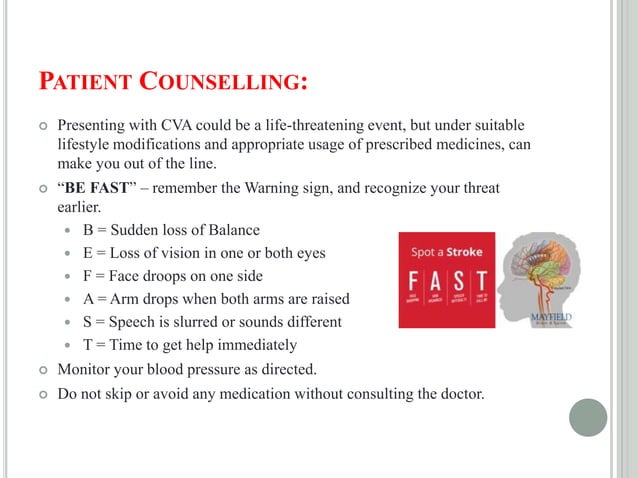 Case presentation on CVA.pptx | Brain and Nervous System Disorders | Diseases and Conditions
