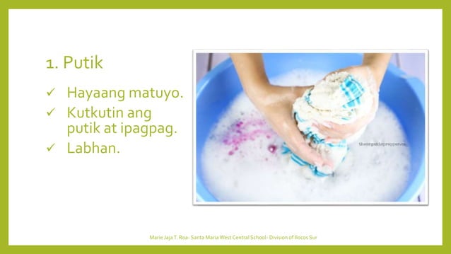 Pangangalaga ng Kasuotan | PPTX