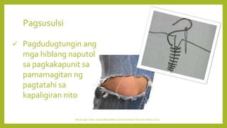 Pangangalaga ng Kasuotan | PPTX