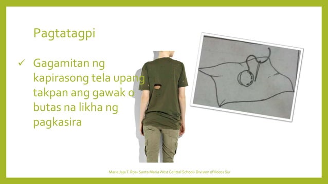 Pangangalaga ng Kasuotan | PPTX