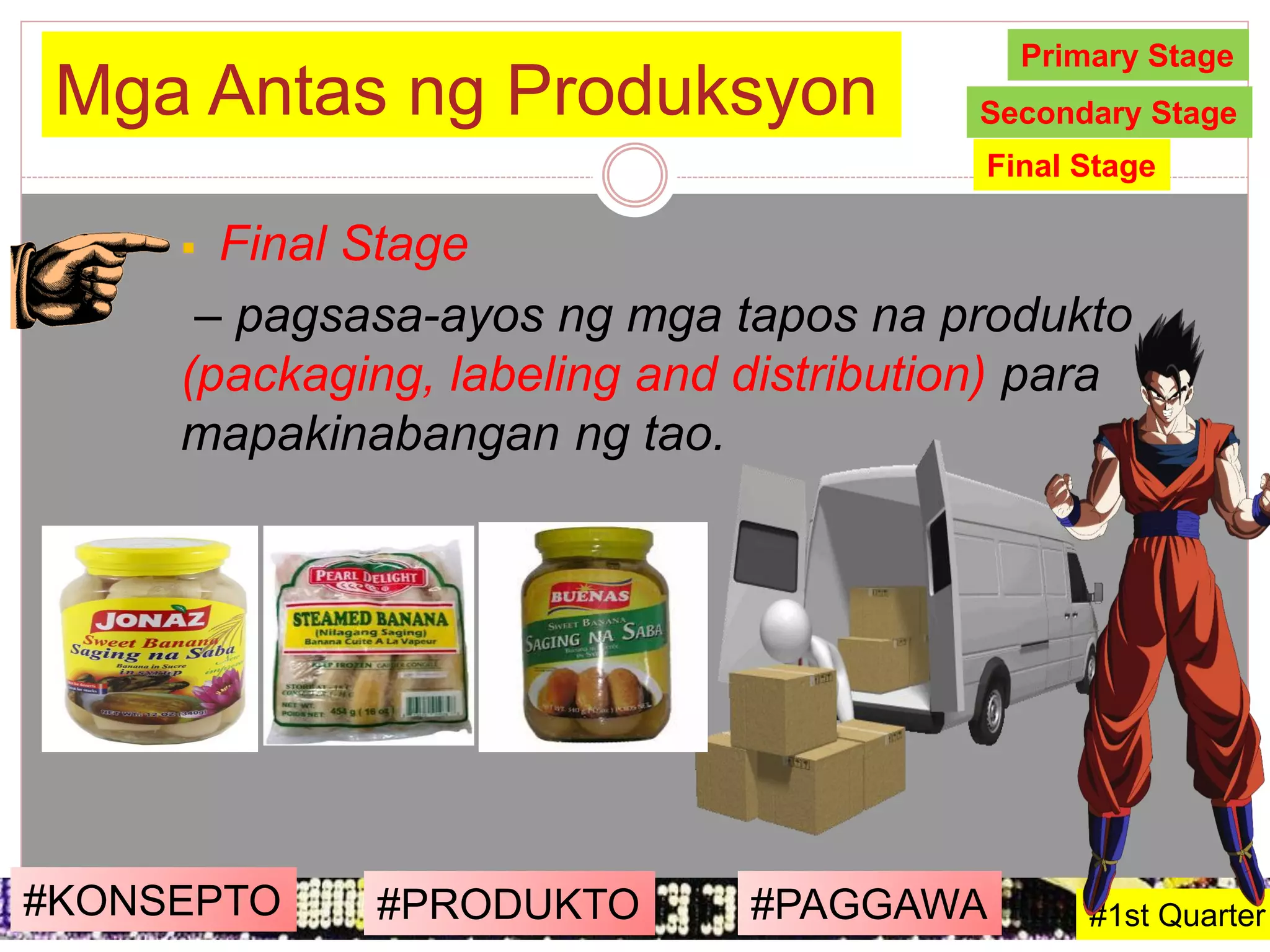 Aralin 6 produksyon | PDF