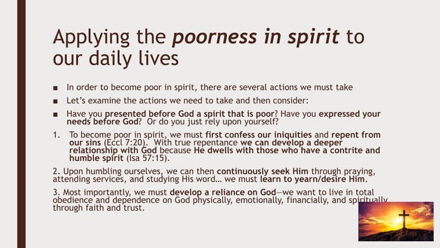 Y1B1new The Beatitudes Part I.pptx tqest | PPT