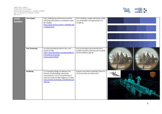 Game Engine Terminology Glossary | DOCX | 3-D Graphics | Computer ...